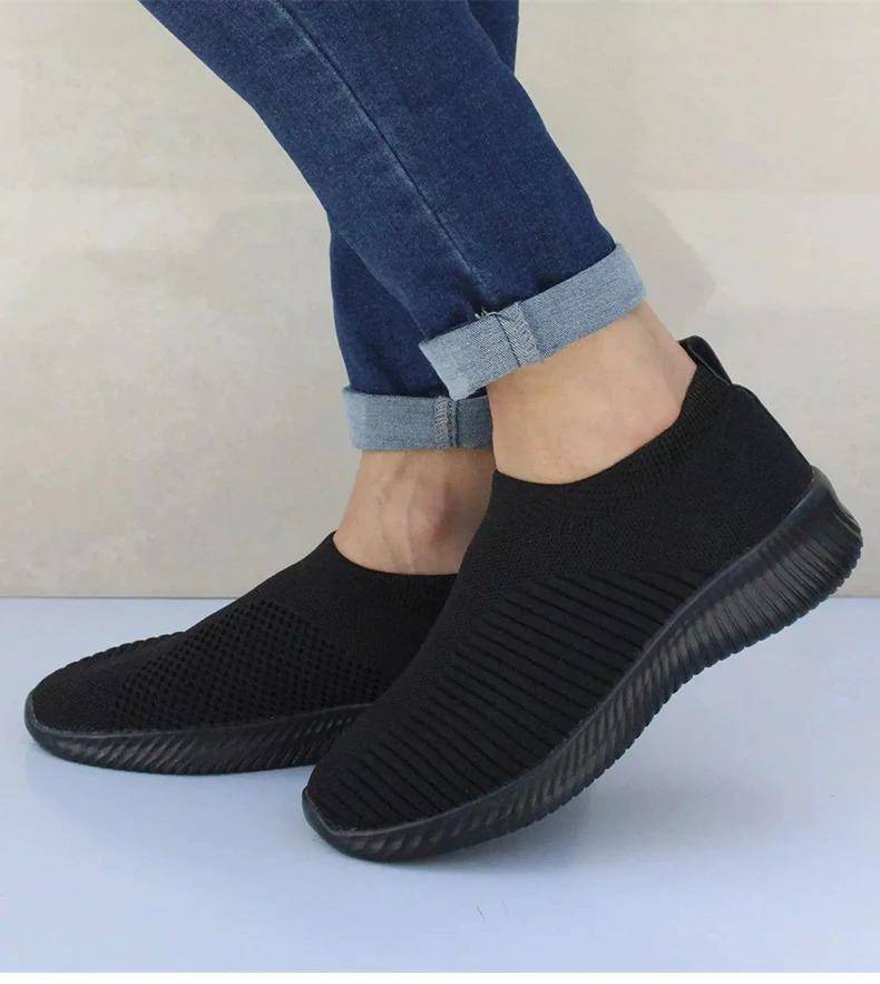 Aleena Slip On Knit Sneakers – Claire & Clara