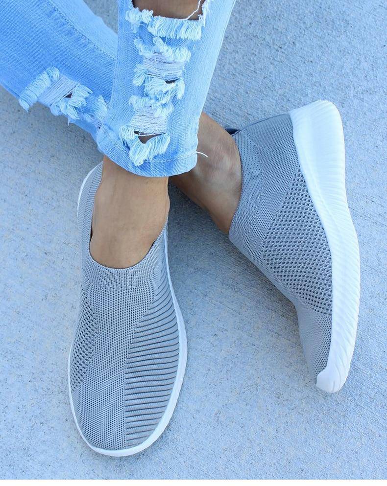 Aleena Slip On Knit Sneakers – Claire & Clara
