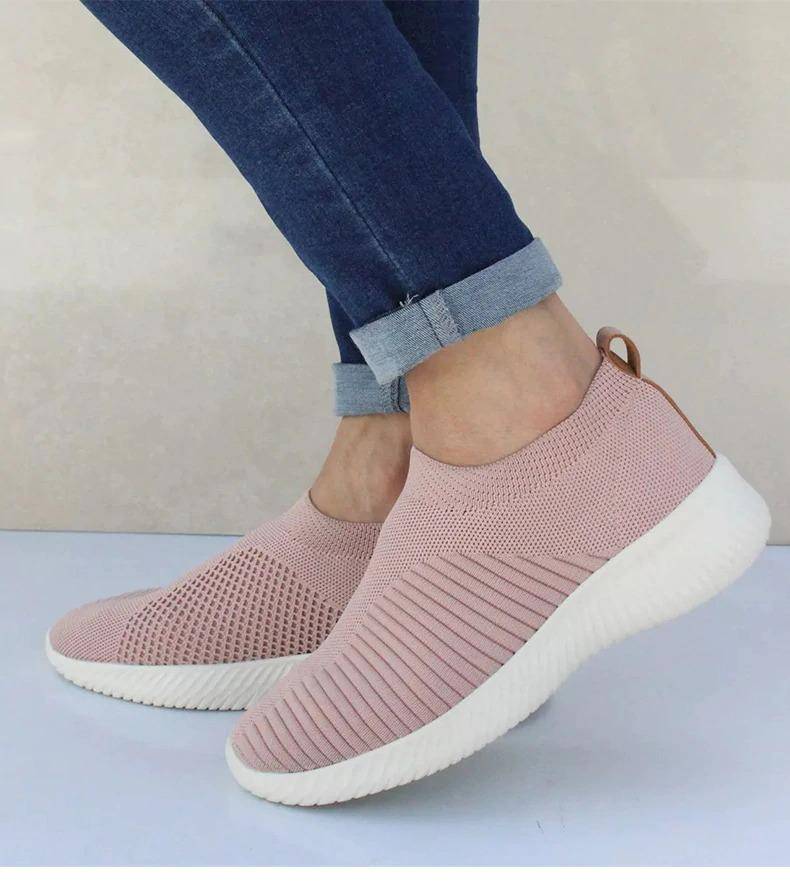 Aleena Slip On Knit Sneakers – Claire & Clara